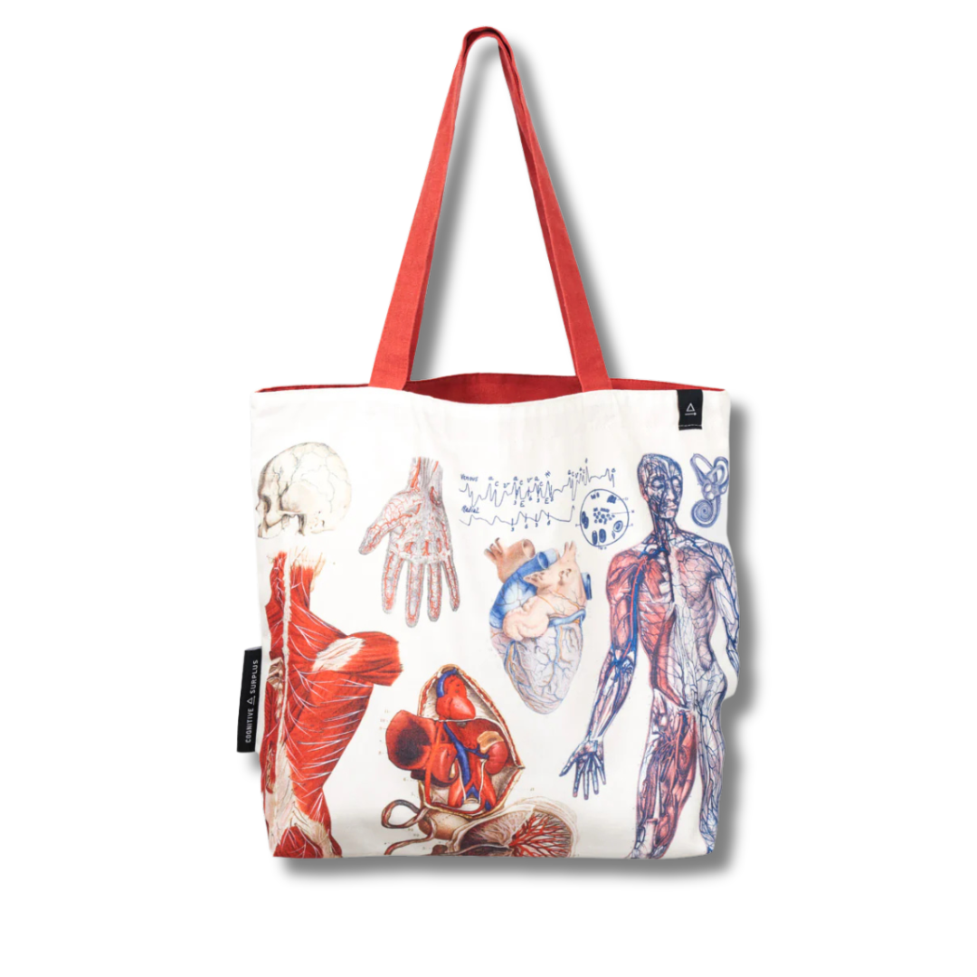 Human Anatomy Tote Bag | International Museum of Surgical Science Gift Shop
